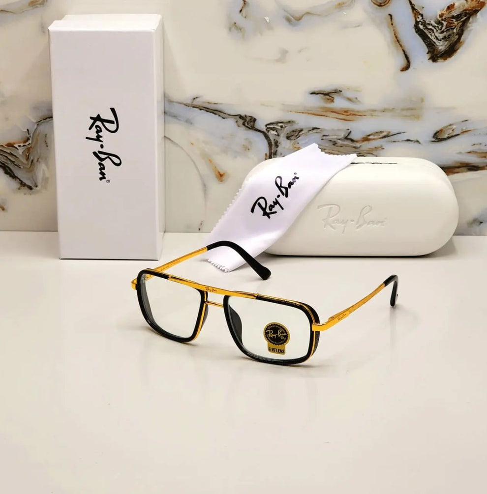 RAY-BAN Day-Night & Gold 4413 Square Modal Causal Latest Sunglass For ...